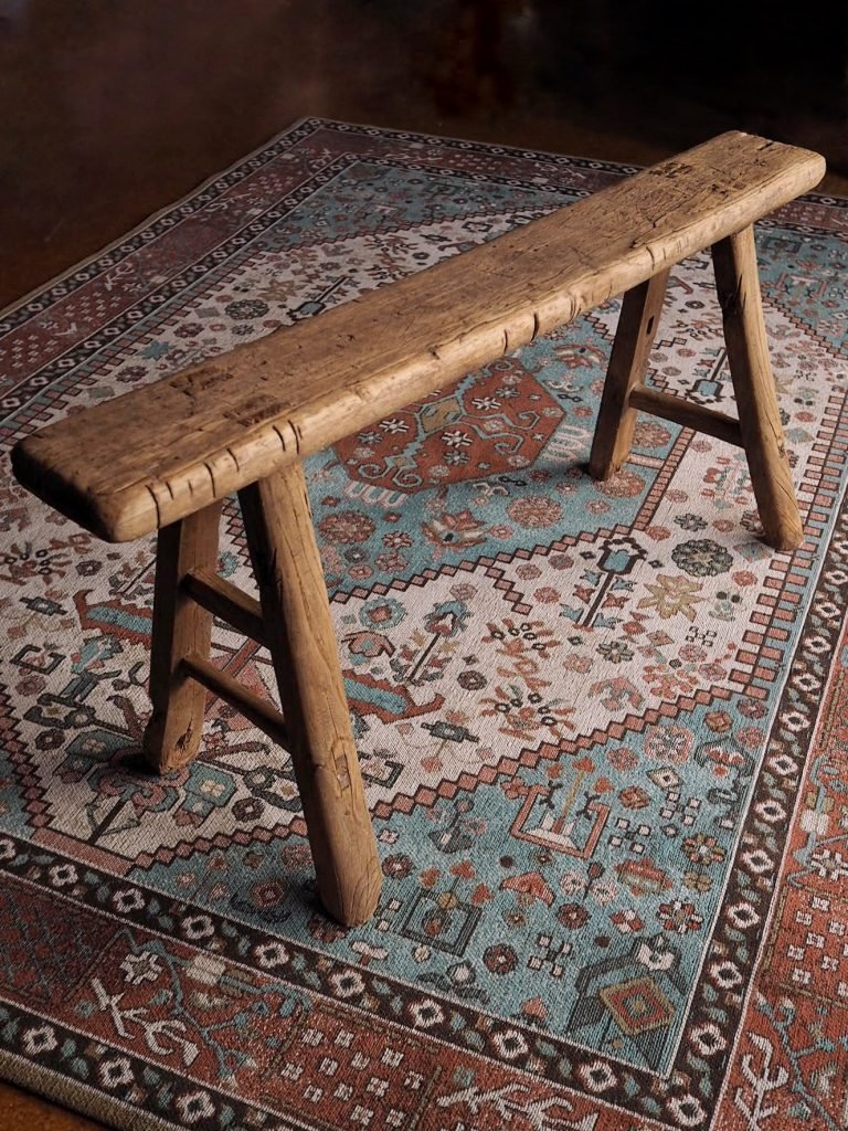 Original Wooden Bench - Rivet - Vintage Shop & Gallery from Raglan