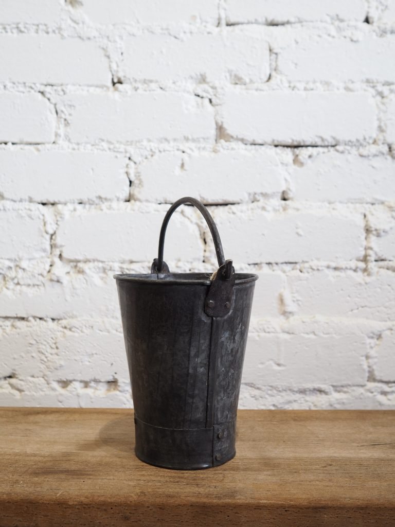 Vintage Iron Bucket - Small - Rivet - Vintage Shop & Gallery from Raglan