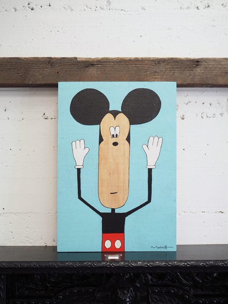 Mickey Mouse on Plywood by Buggy Robot - Rivet - Vintage Shop & Gallery ...