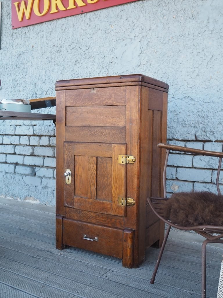 Vintage Wooden Ice Box - Rivet - Vintage Shop & Gallery from Raglan