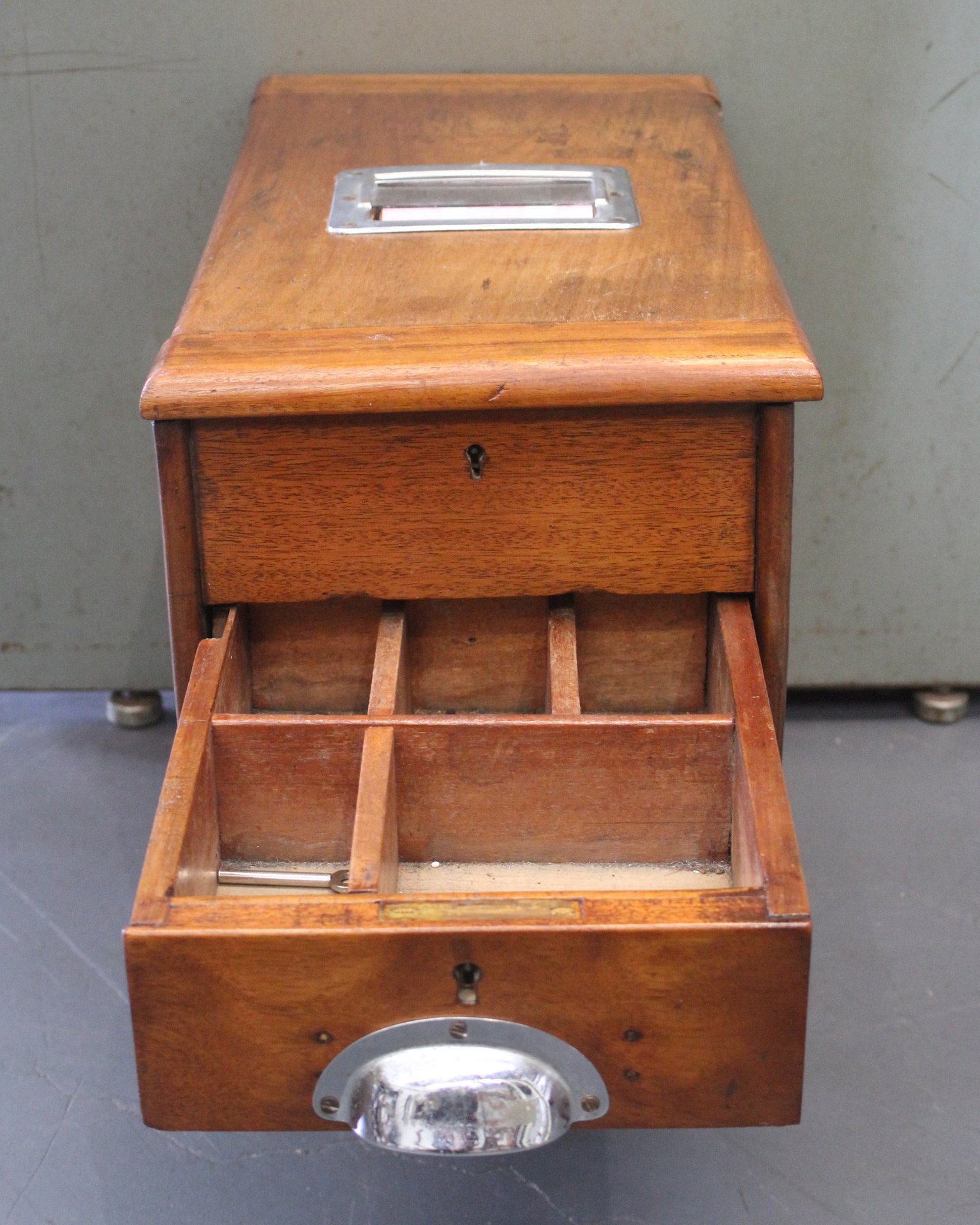 Wooden antique cash register 1930's - Rivet Vintage