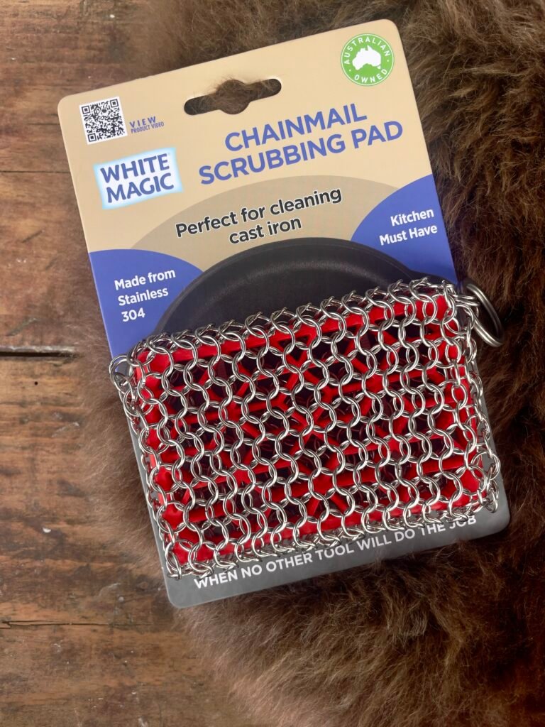 Chainmail BBQ Scrubbing Pad - Rivet - Vintage Shop & Gallery from Raglan