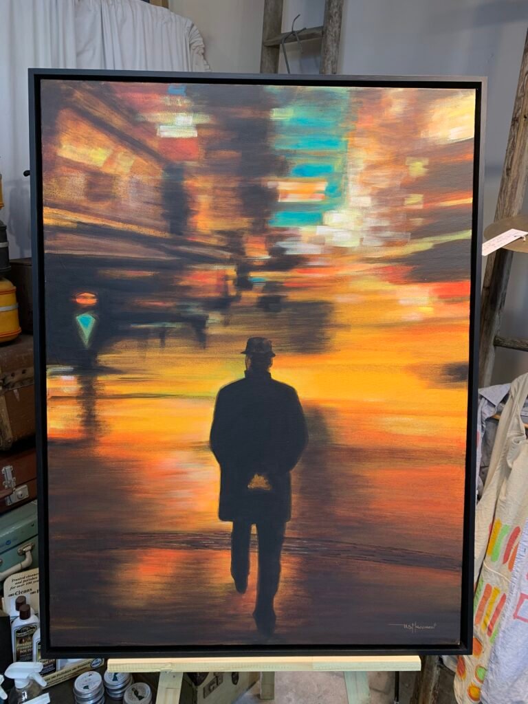 Night Walker - Bruce Mclachlan - 80cmx106cm - Rivet - Vintage Shop ...